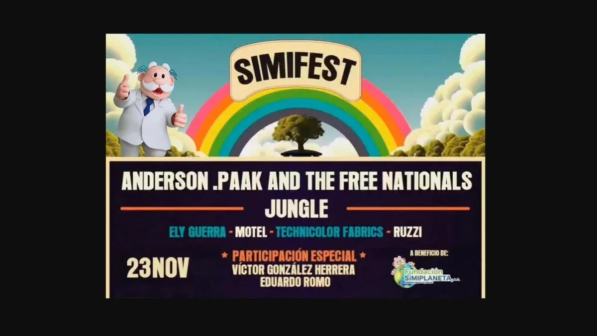 Revelan cartel del primer "SimiFest"