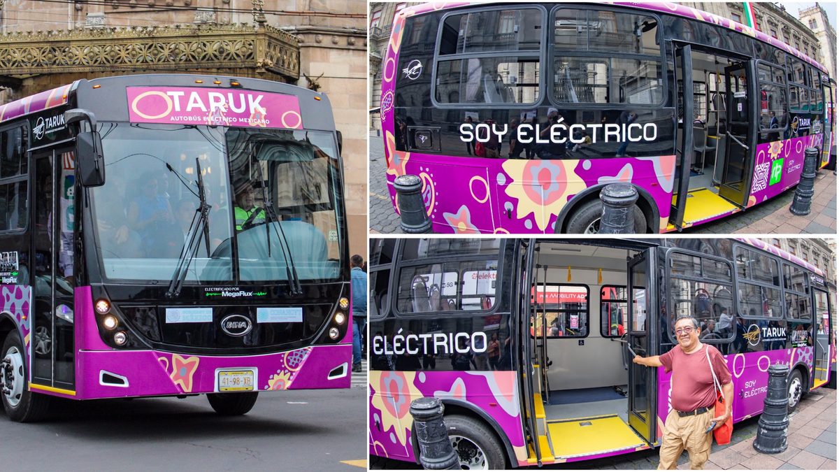Taruk, así es el primer autobús eléctrico 100% mexicano