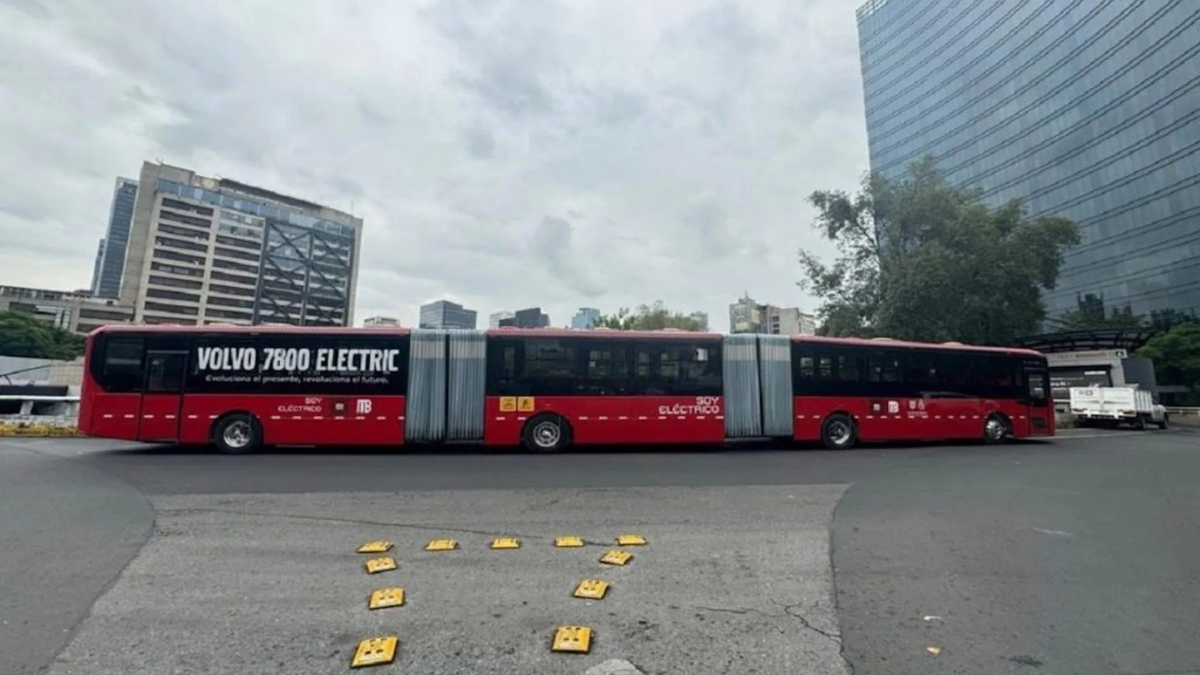 CDMX estrena autobús eléctrico único en el mundo